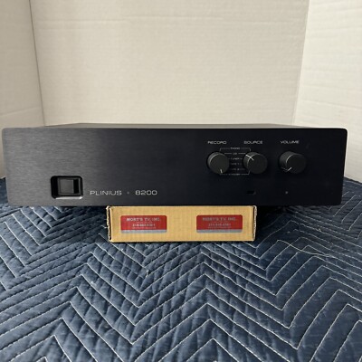 PLINIUS 8200 STEREO INTEGRATED AMPLIFIER - 175 WPC - CLEANED - TESTED ...