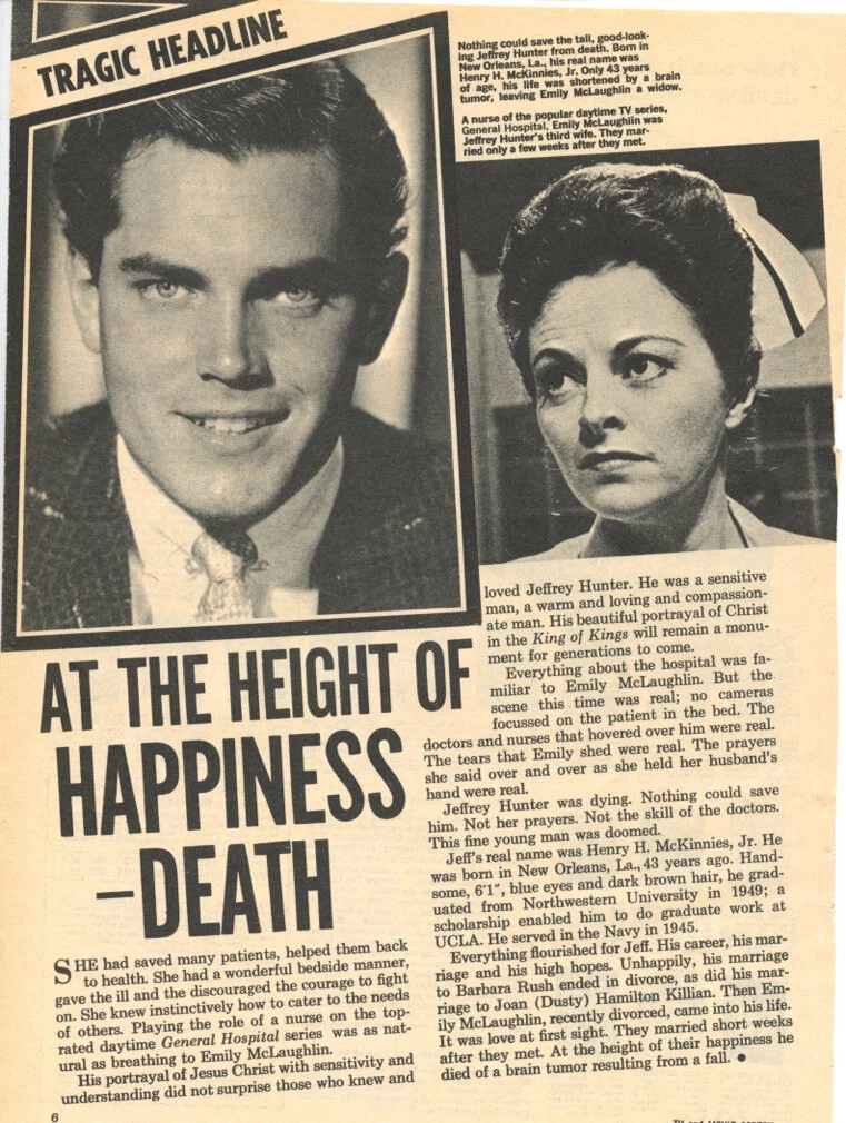 Jeffrey Hunter And Emily Mclaughlin