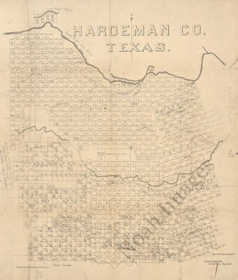 Map of Hardeman County Texas 16x20 | eBay