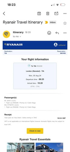 Ryanair Flight Tickets | eBay UK