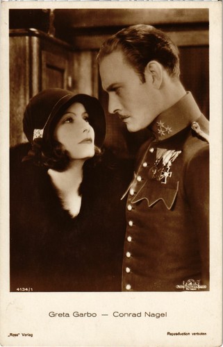 CPA FILM STAR Greta Garbo - Conrad Nagel ,,Ross" Verlag 4134/1 (93634 ...