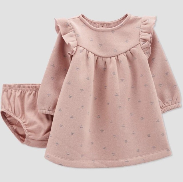 Carter's Just One You Baby Girls' Ruffle Dress - Pink Newborn for sale ...