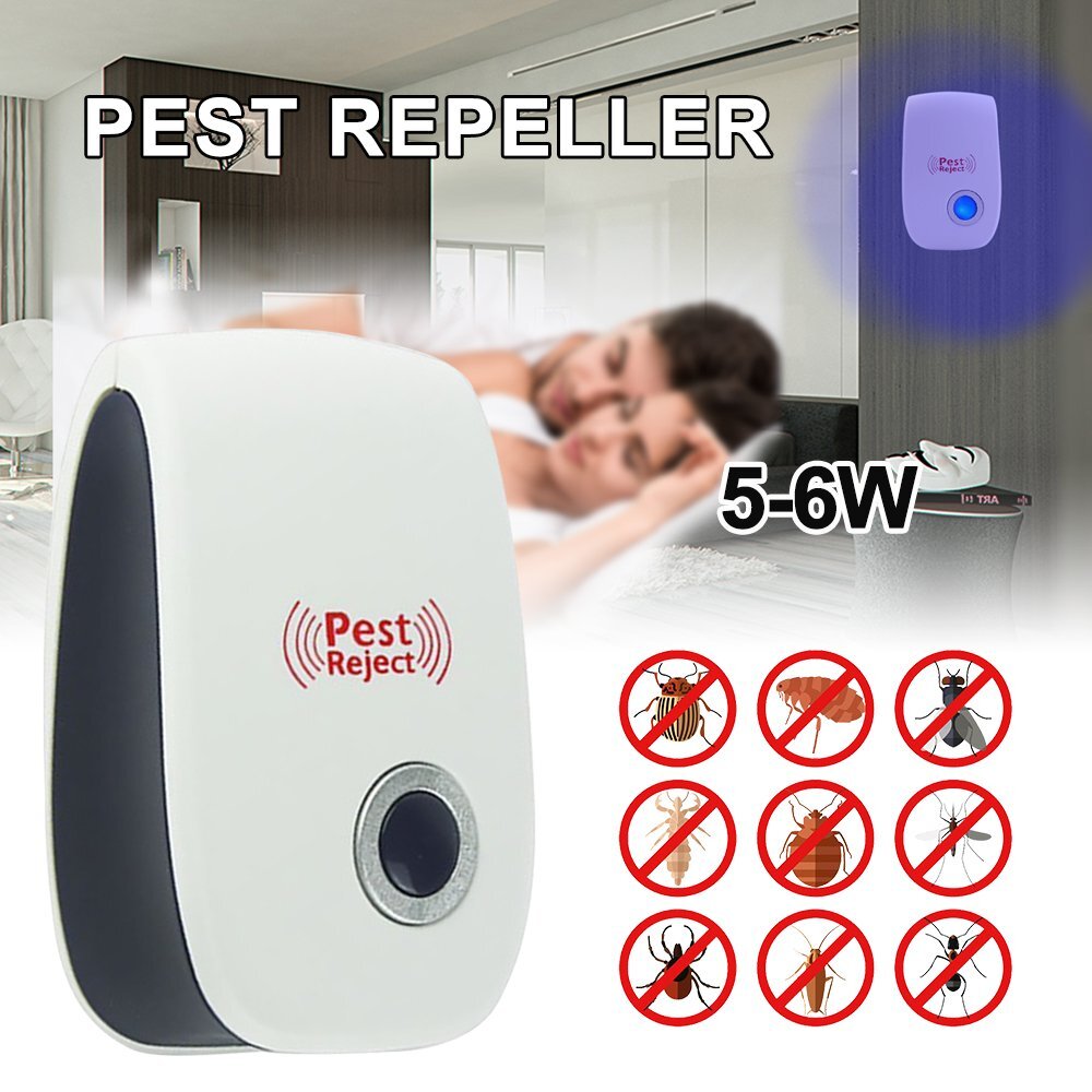 1/4X Ultrasonic Electronic Pest Mouse Cockroach Repeller Reject Insect ...