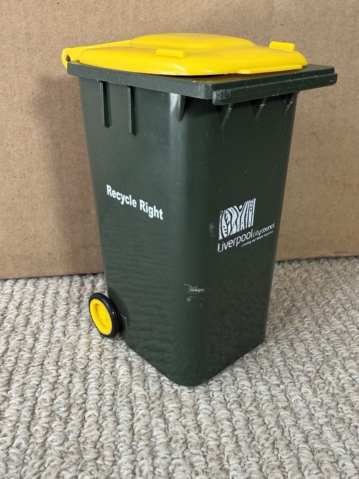 Mini Replica Collectable Sulo Standard 240l Wheelie Bin Drk Grn Body ...