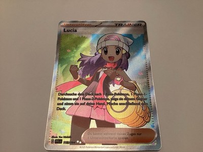 Pokémon Karte | „Lucia“ Full Art | Trainer | Fatale Flammen | Deutsch ...