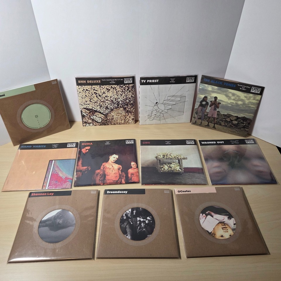 Lot of 11 Sub Pop Singles Club 7" color vinyl NEW MINT ltd 1000 OOP | eBay