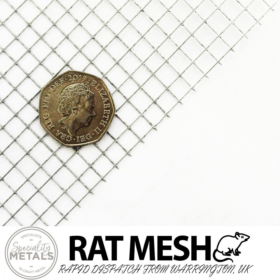 RatMesh Rodent Proof Galvanised Welded Wire Metal Mesh | Rat & Mice ...