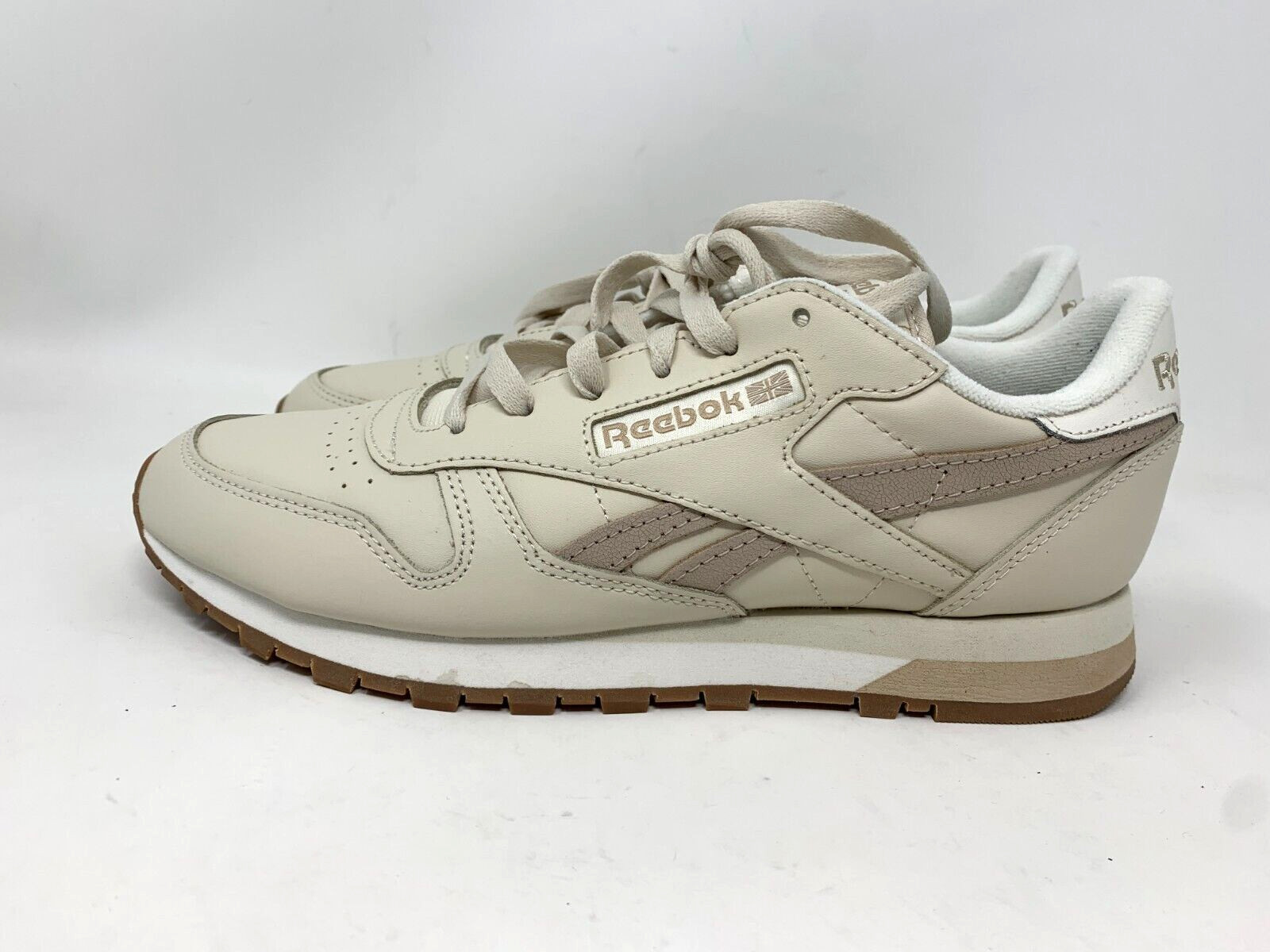 Reebok Classic Leather Women 9 Athletic Shoe Beige Lo… - Gem