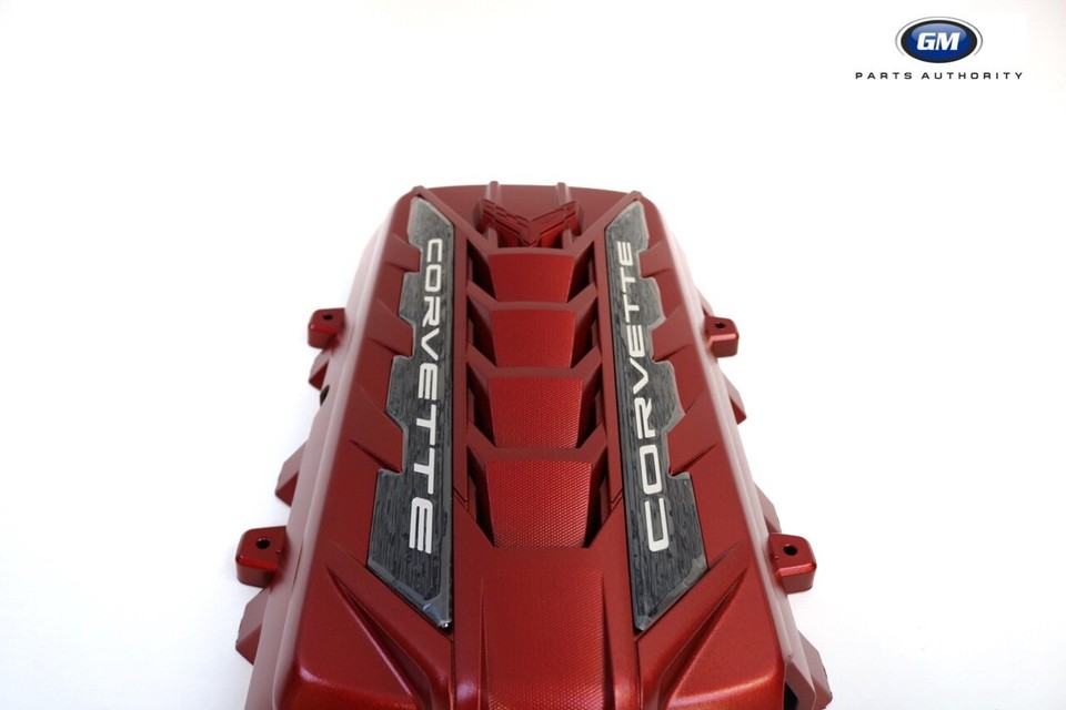 2020-2025 Chevrolet Corvette C8 6.2L Engine Cover 12697368 Edge Red OEM ...