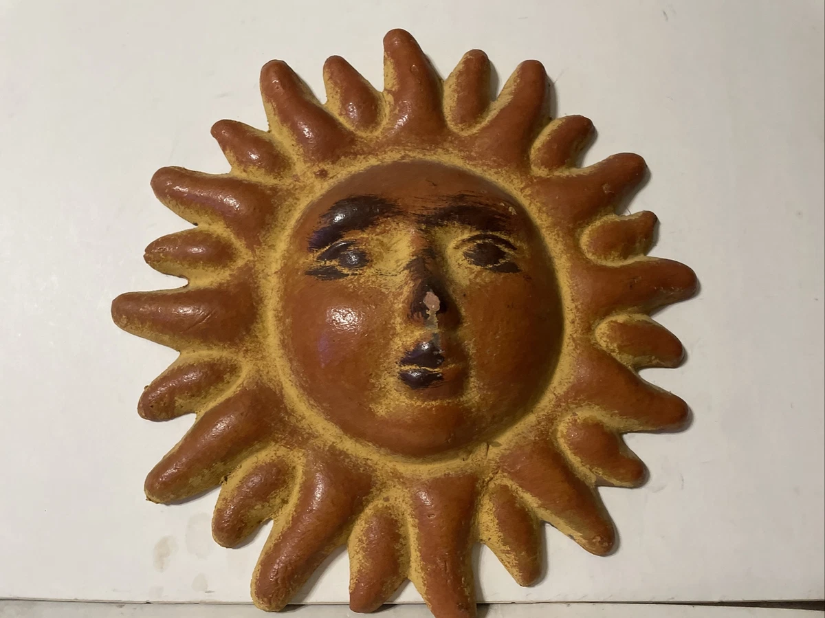 Clay Sun Faces