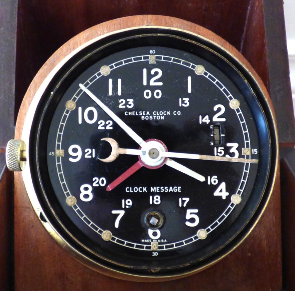 1950's Korean War Era Chelsea Canadian Military Message Clock - Brass Case | eBay