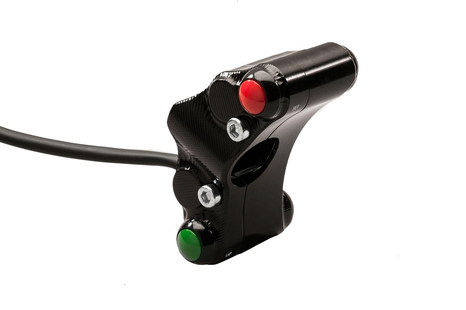 CNC Push-Button Left Version Race Ducati Featherlite V4 2020-2021 Black ...