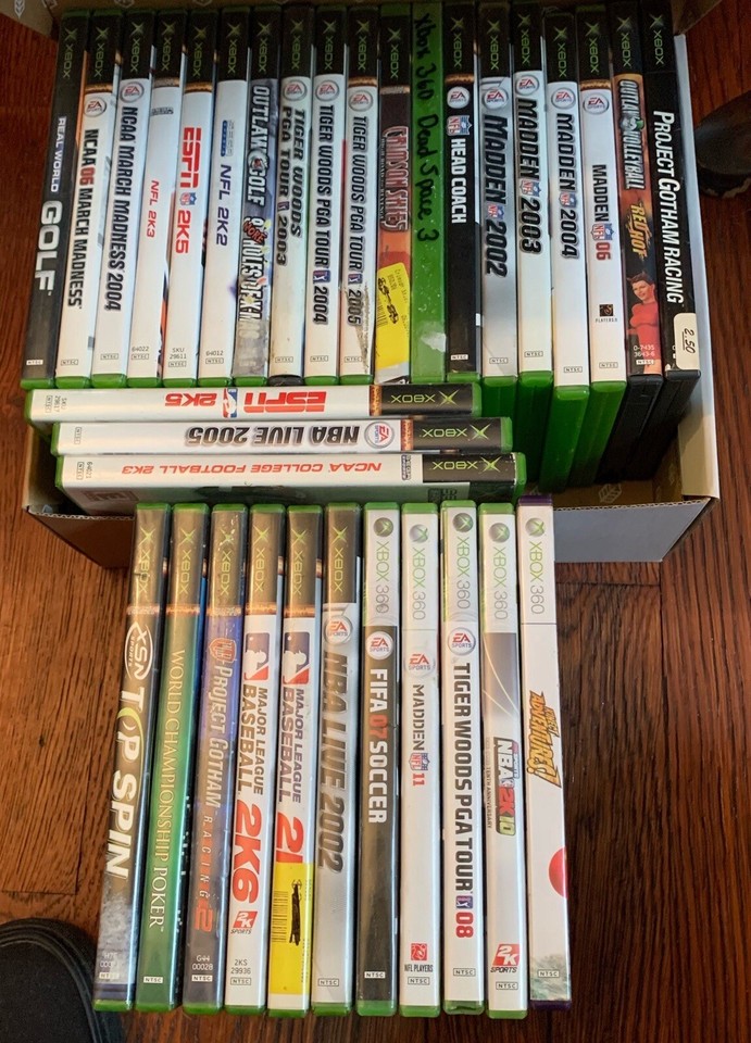 250+ Huge Lot of XBox Xbox One Xbox 360 Games plus Extra Manuals BUNDLE ...