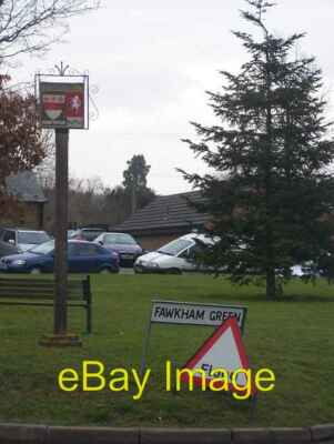 Photo 6x4 Fawkham Village Sign Fawkham Green On green at junction of ...