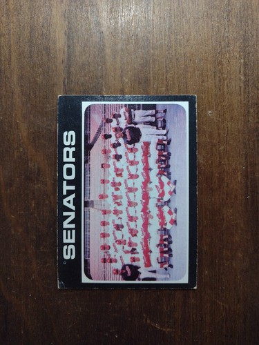 1971 Topps 462 Washington Senators Team Card No Creases | eBay