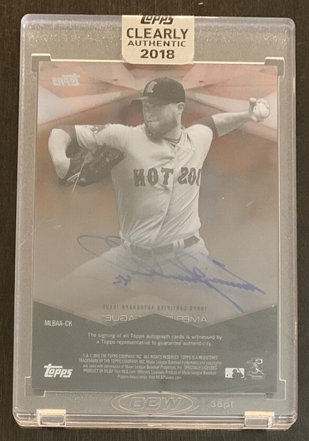 2018 Topps Clearly Authentic Autographs - Award Winners Orange #MLBAA ...