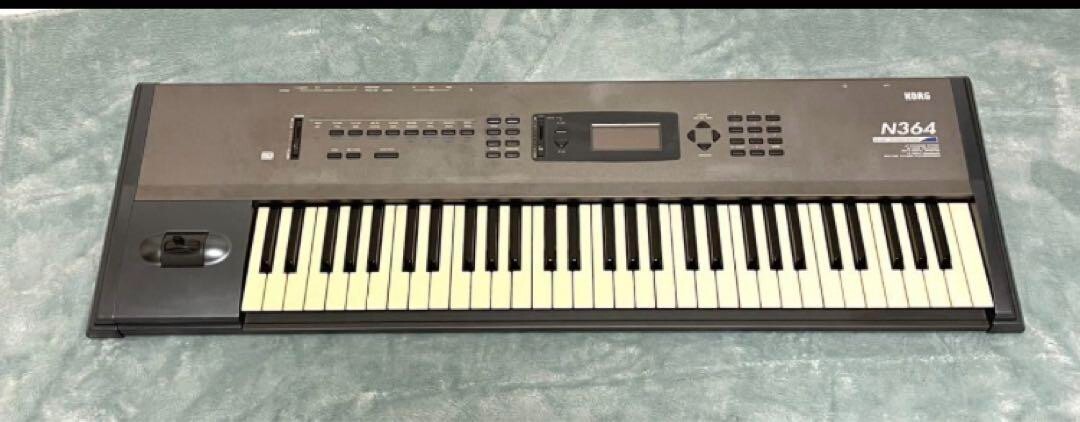 KORG N364 Music Workstation 61-Key Keyboard Synthesizer Music ...