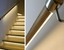 LED Handrail Kit Lighting Mopstick Rail Banister Chrome end caps ...
