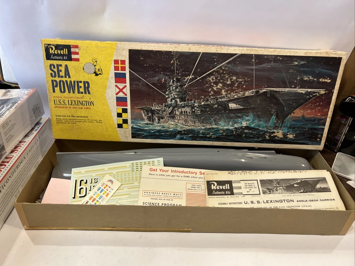 USS Lexington (CVA-16), Revell H426-300 (1961), 45% OFF