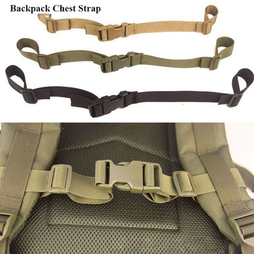 Non-slip Backpack Chest Strap 3 Colors Heavy Duty Strap Outdoor Hiking ...