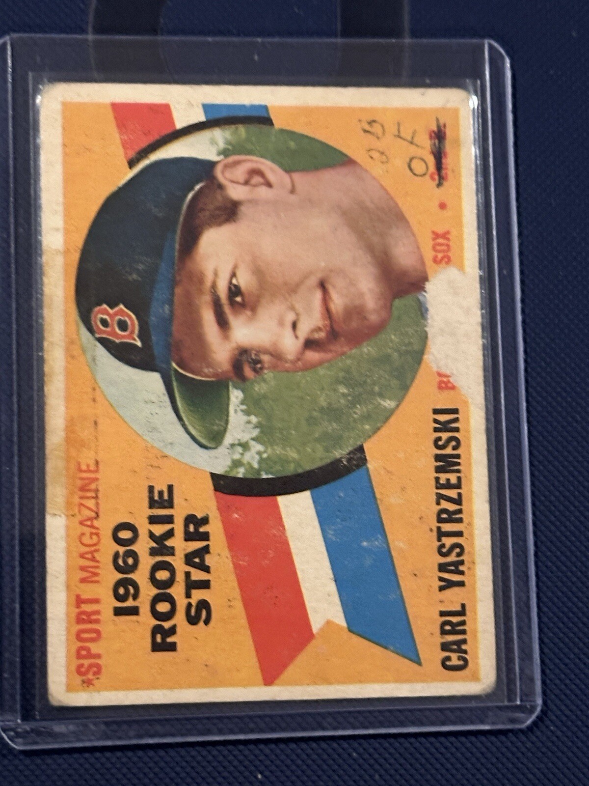 1960 carl yastrzemski rookie Low Grade Red Sox great centering presents ...