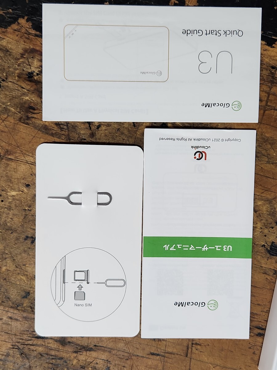 GlocalMe U3 4G Wireless Data Terminal Model GLMU19A02 Black for sale ...