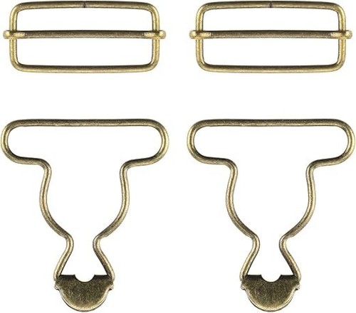 2Pairs Overall Buckles Replacement Adjustable Jean Overalls No-Sew ...