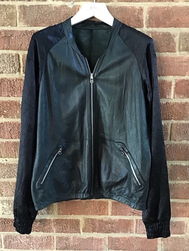 Vintage All Saints Reversible Leather & Suede Jacket XL dead flowers ...