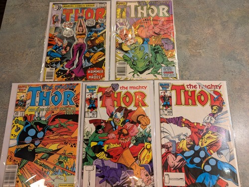Lot of 5 Marvel The Mighty Thor comics 279, 364, 366, 367, 369 | eBay