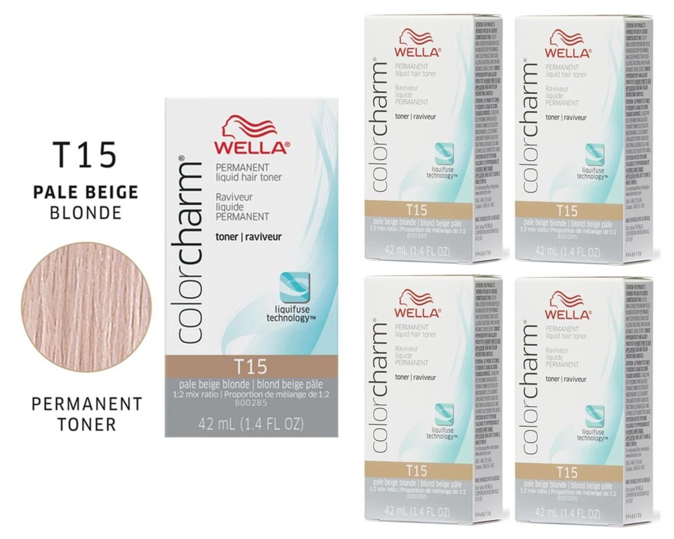 Wella Color Charm Liquid Hair Toner [T15] 42 ML /1.4 oz - CHOOSE Your ...