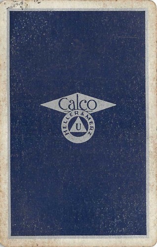 Calco Heller & Merz Vintage Single Swap Playing Card Chemical Company ...