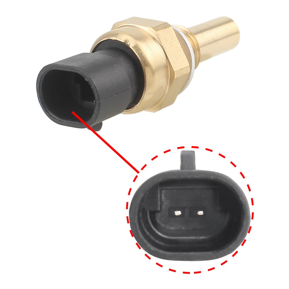 12608814 Engine Coolant Temp Sensor w/ Connector For Chevrolet Cadillac ...