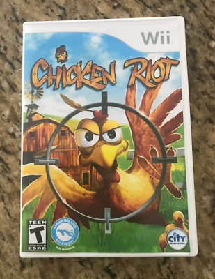Chicken Riot - Nintendo Wii Tested Works 100% 897749002248 | eBay