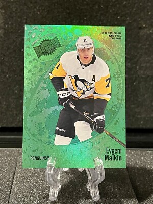 2022-23 Metal Universe EVGENI MALKIN Green Precious Metal Gems PMG /10 ...