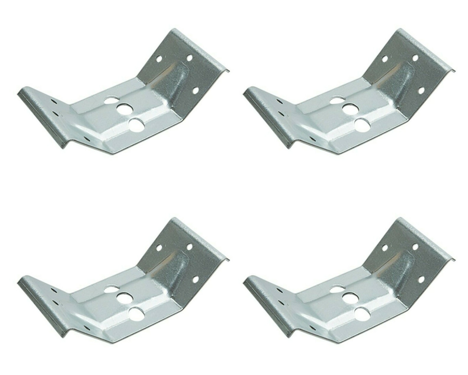 Set of Large Steel 100mm Furniture Table Corner Brackets Leg Braces ...