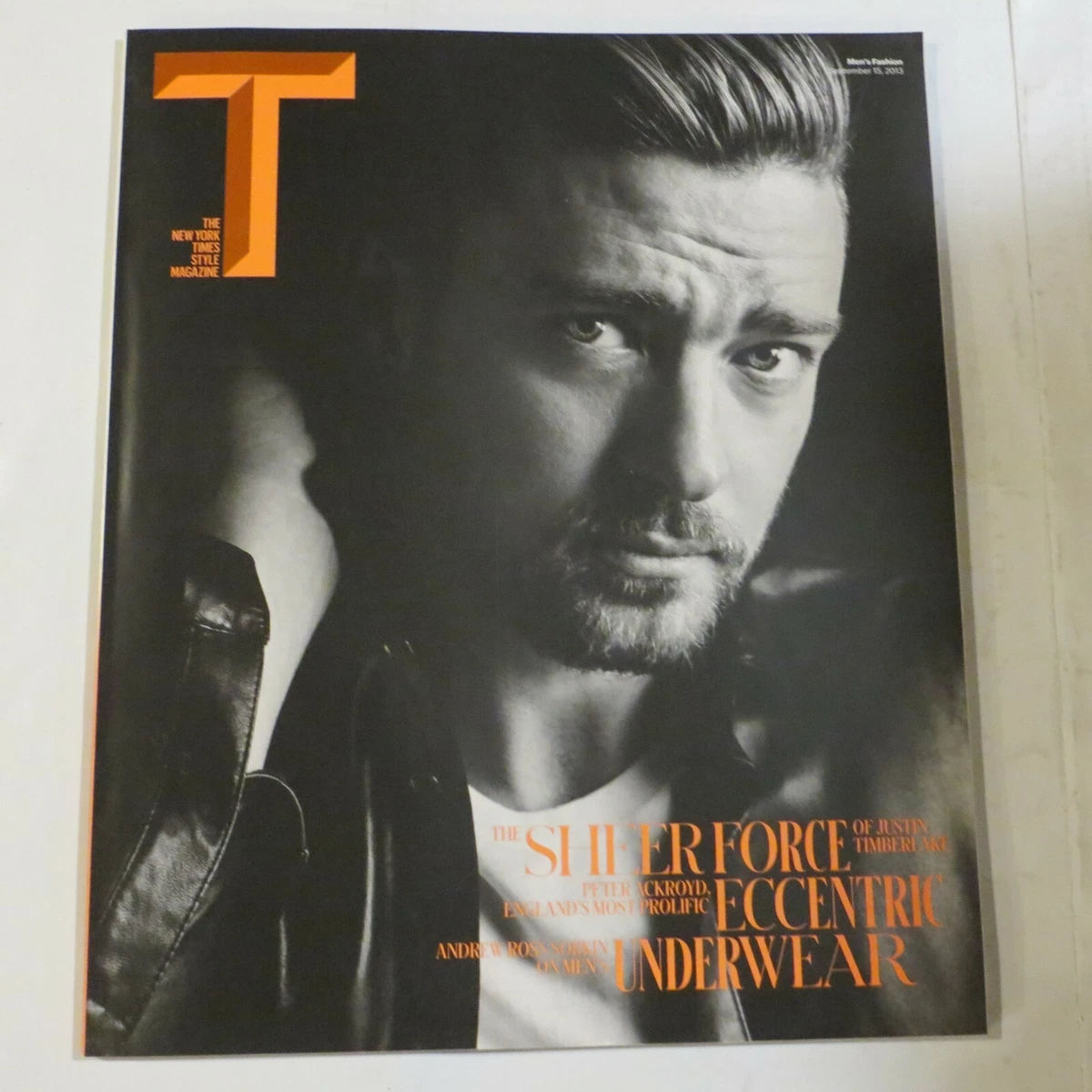 New York Times Style Magazine Justin Timberlake