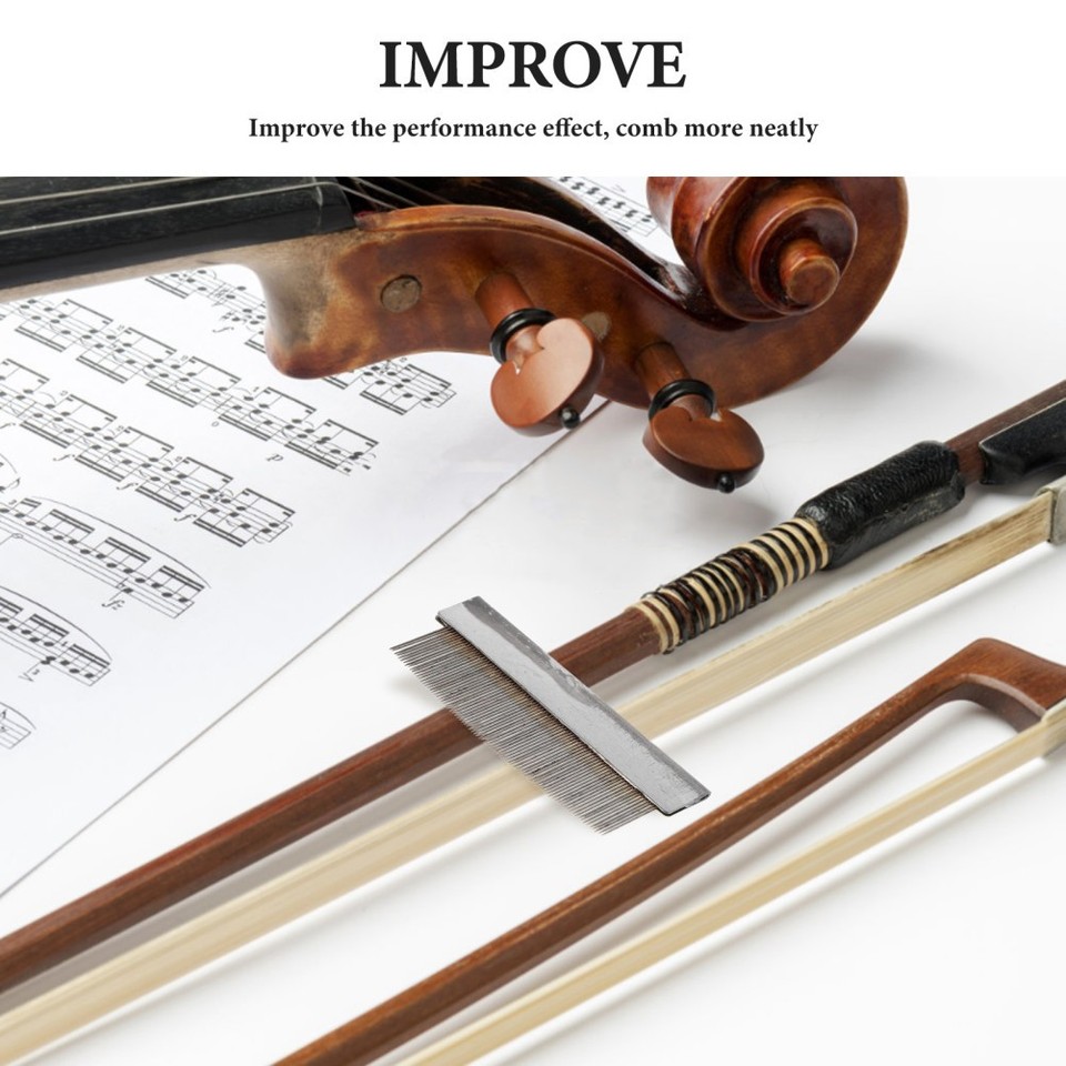 Bow Hair Combing Tool Violin Bows for Convenient Combs Erhu Grooming ...