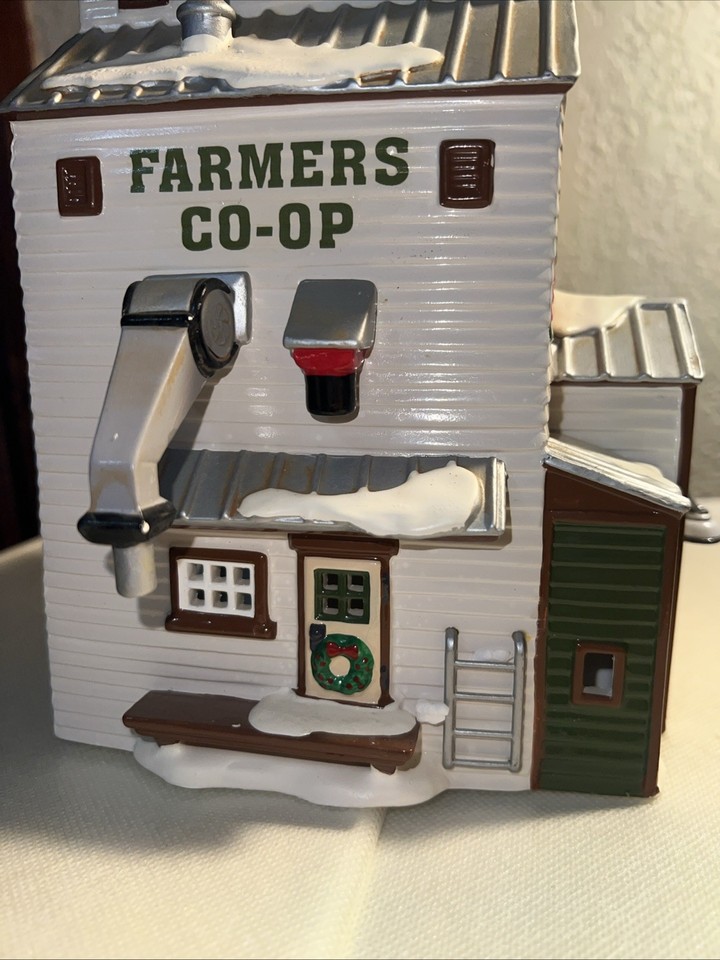 Dept 56 Snow Village The Farmer’s Co-op Granary 1998 With Box #54946 ...