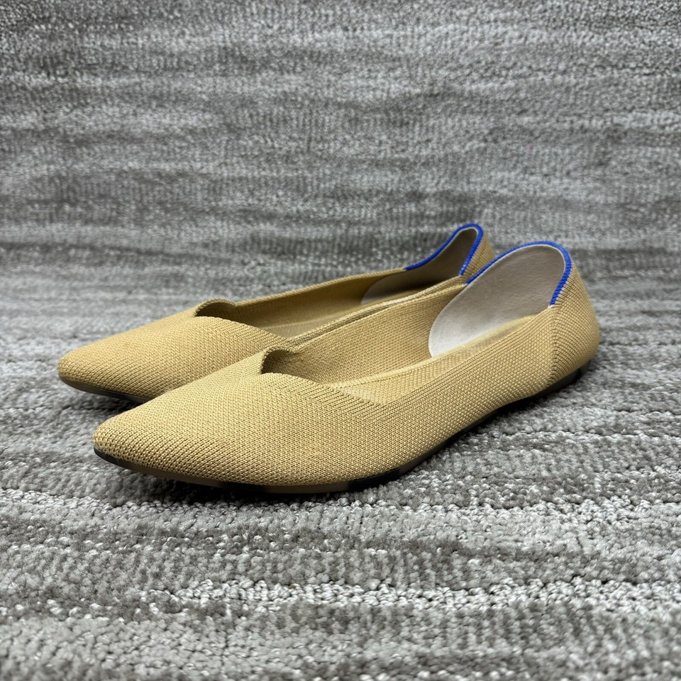 Women’s Rothy’s size 8 Goldenrod Yellow The Point Ballet Flat Shoes | eBay