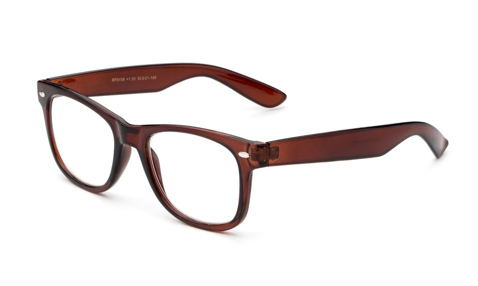 Reading Glasses Horned Rim Readers Vintage Retro Squared Readers with ...