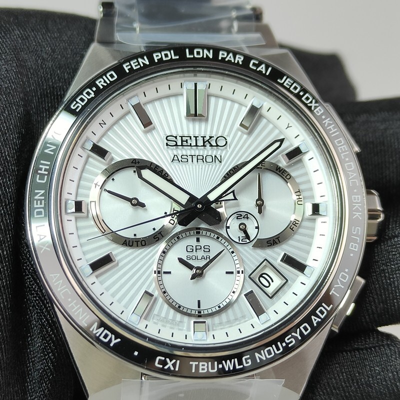 SEIKO ASTRON NEXTER GPS solar radio analog titanium men's watch SBXC117/SSH117J1 | eBay