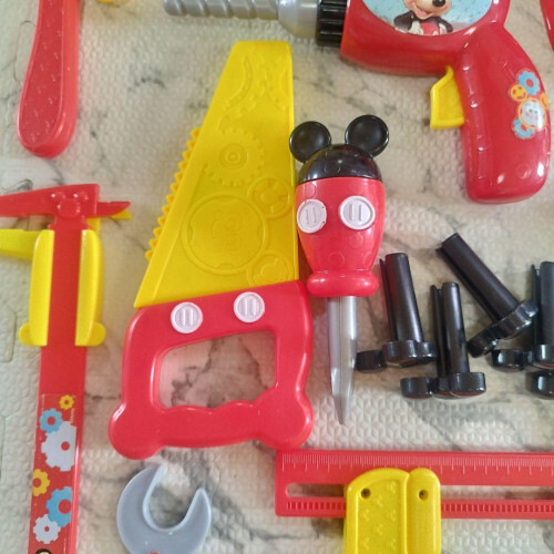 Disney Mickey Carpenter Pretend Play Set Educational Toys for ages 3 ...