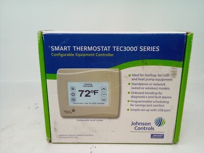 Smart Thermostat TEC3000-00-000 Series Configurable Equipment ...