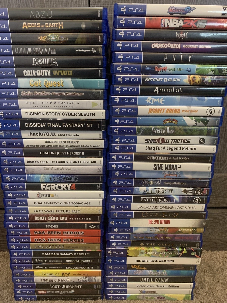 Playstation 4 Games List