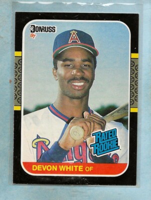 DEVON WHITE - 1987 Donruss "Rookie" - #38 - Angels - Comb. Shipping | eBay