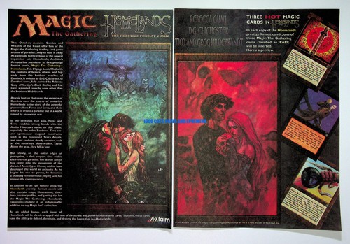 Magic the Gathering Homelands Acclaim Comics WotC 1995 Print Magazine ...