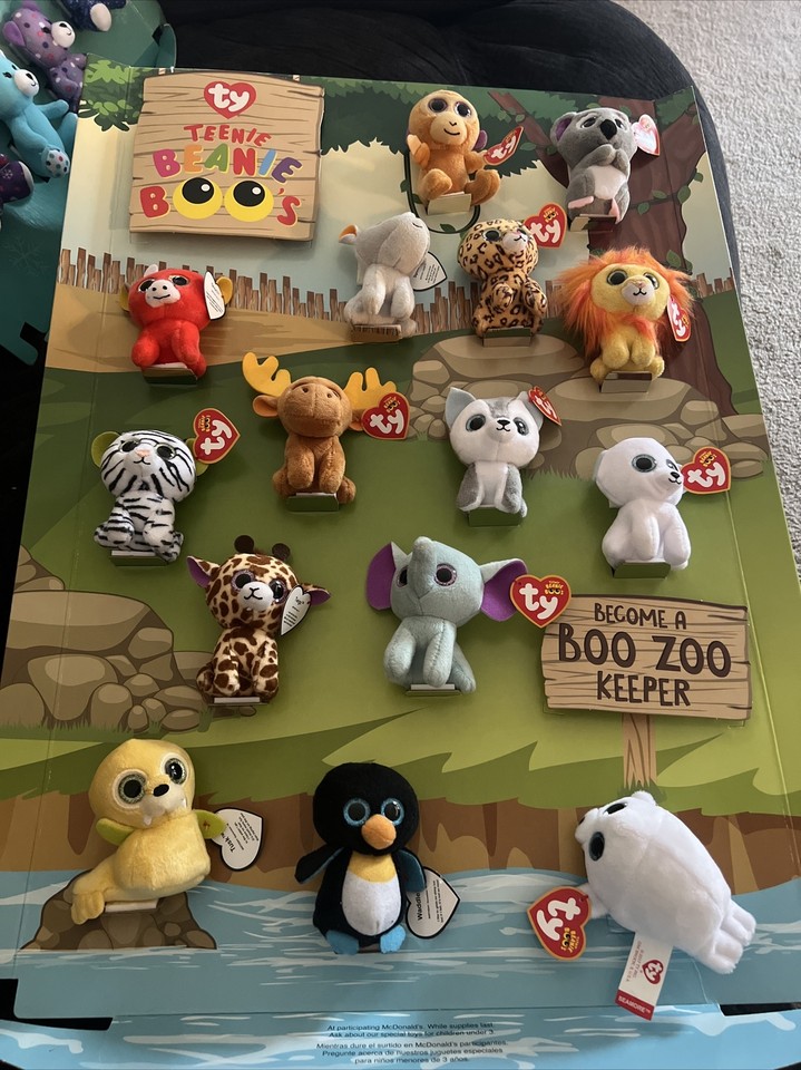 McDonald’s Teenie Beanie Boos Happy Meal Display Set w/15 Toys 2017 ...