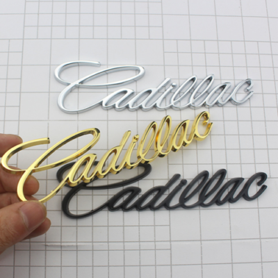 1X RED Gold Silver Matte Black Cadillac TRUNK BADGE Car Rear Trunk Lid ...