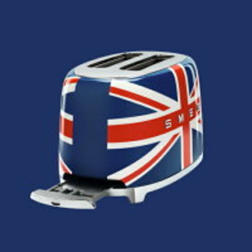 SMEG Toaster Union Jack Genuine 19.8Dx32.5Wx19.5H Retro Design 100V | eBay