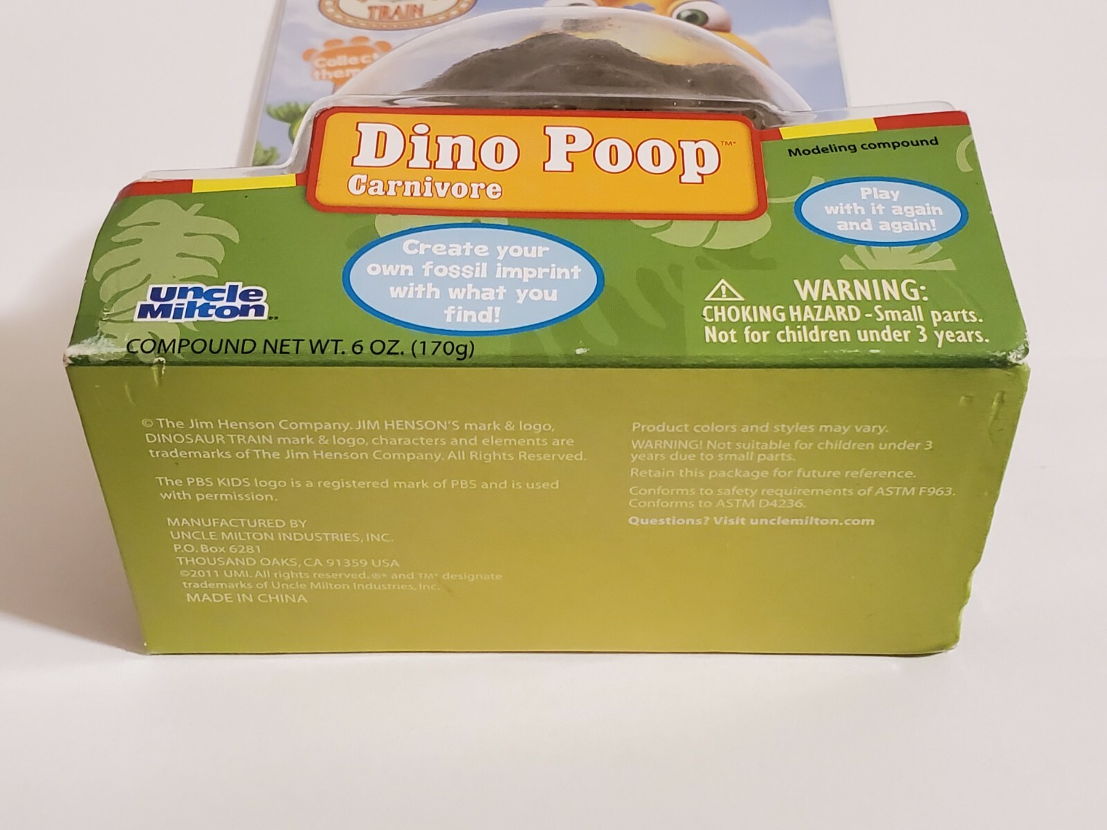 Dino Poop Carnivore Modeling Compound Dinosaur Train Fossil PBS Jim ...